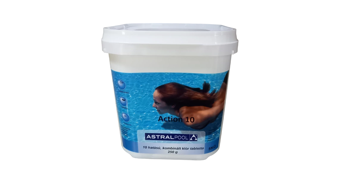 AstralPool Action 10 kombinált klórtabletta 5kg | Multi-Work Uszodatechnika